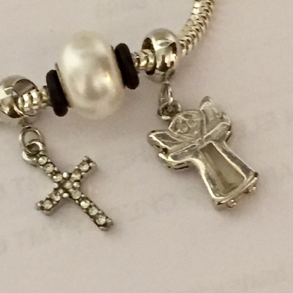 RCI | Jewelry | Rci 925 Italian Silver Bracelet With 2 Charms | Poshmark